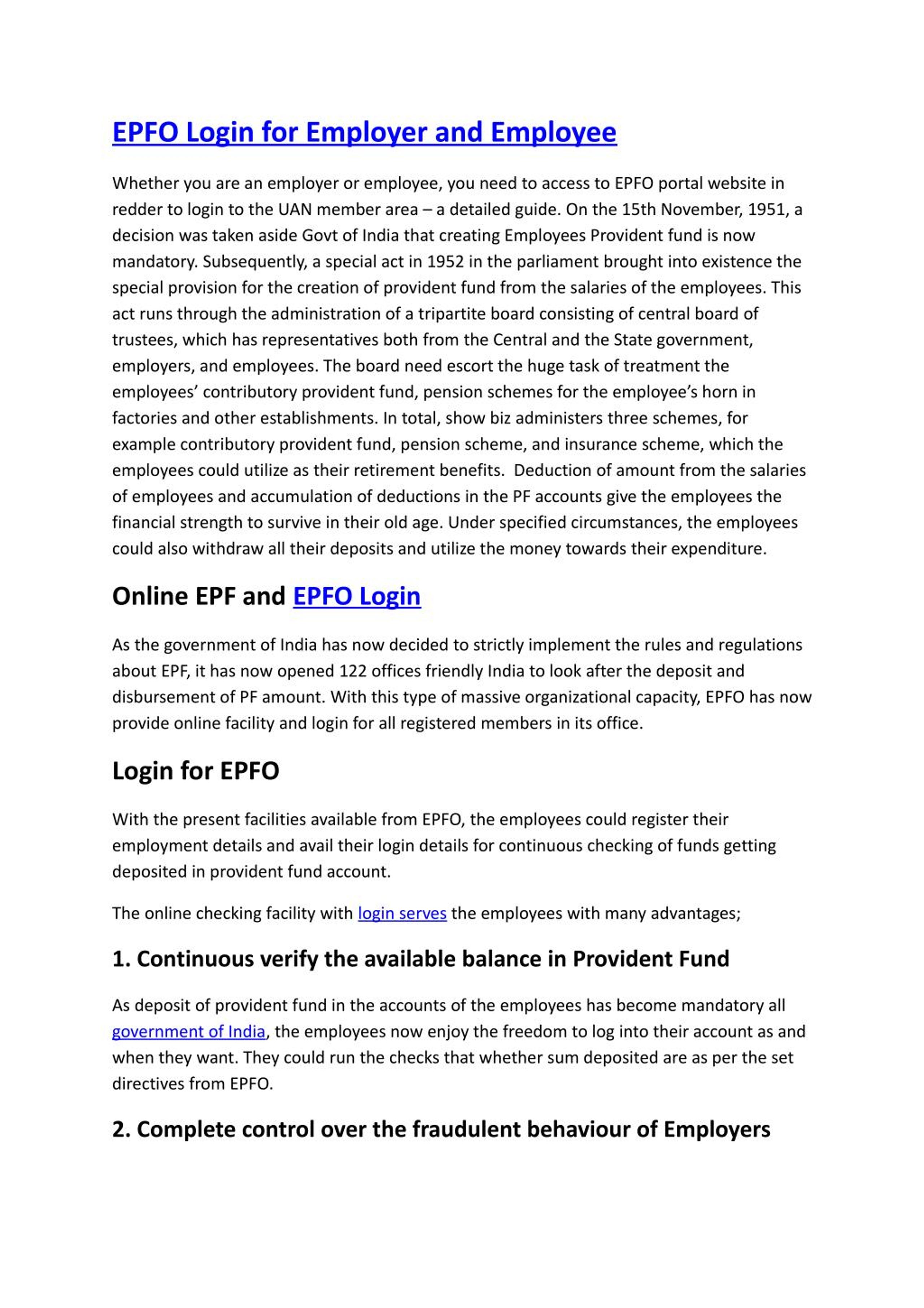 PPT - epfo login PowerPoint Presentation, free download - ID:7478147