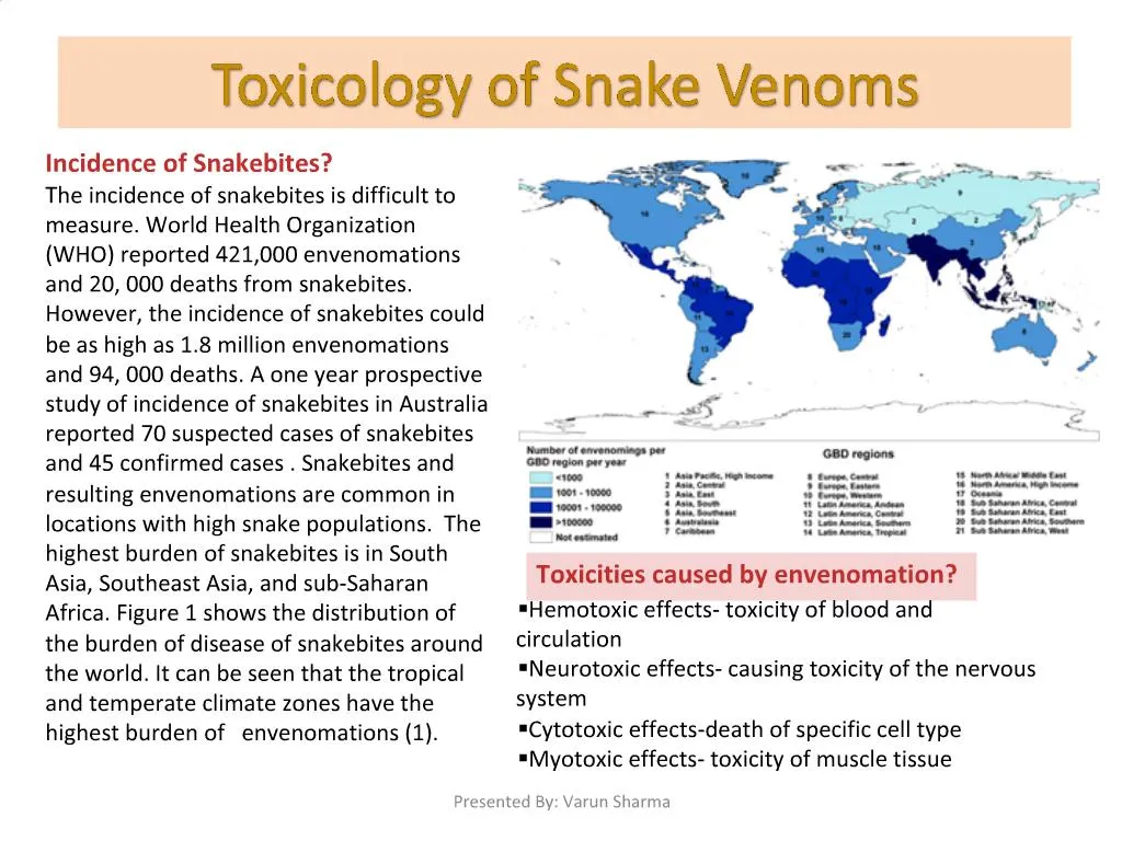 PPT - Toxicology of Snake Venoms PowerPoint Presentation, free download ...