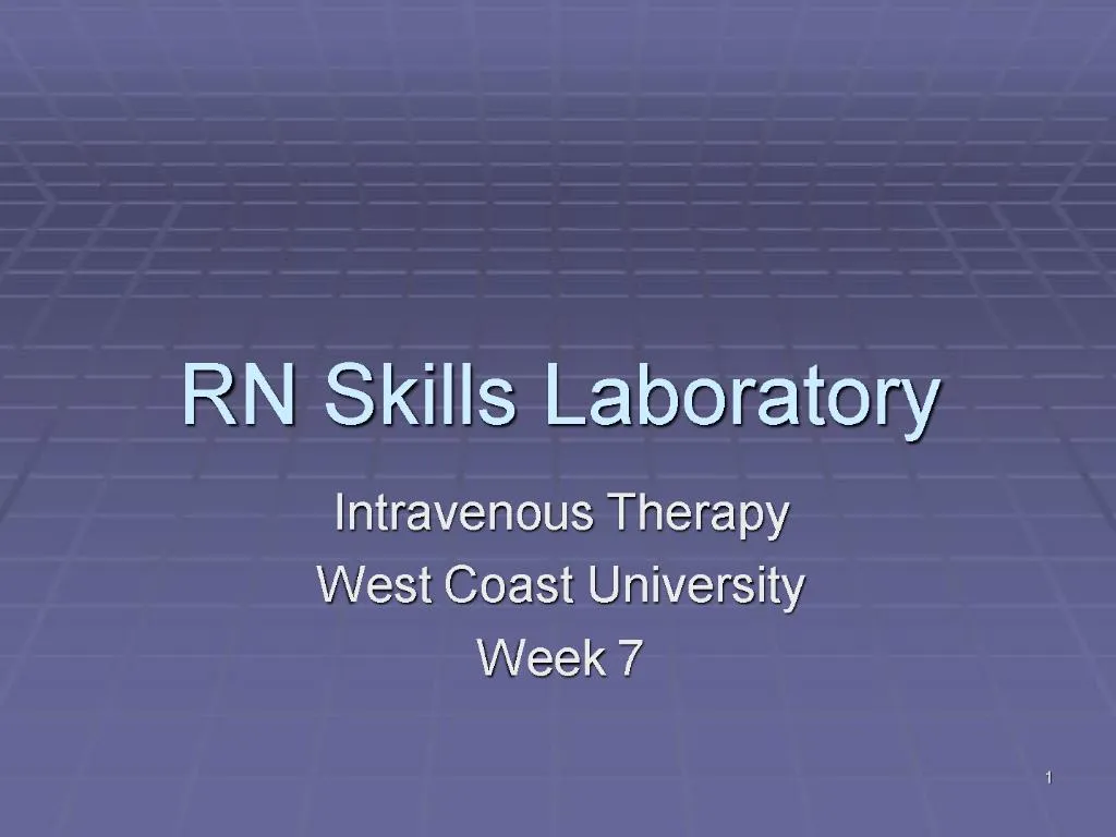 PPT - RN Skills Laboratory PowerPoint Presentation, free download - ID ...