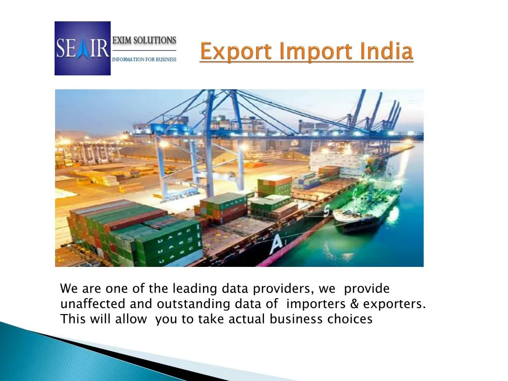 PPT - Get the Correct Export import Shipment data from Seair PowerPoint ...