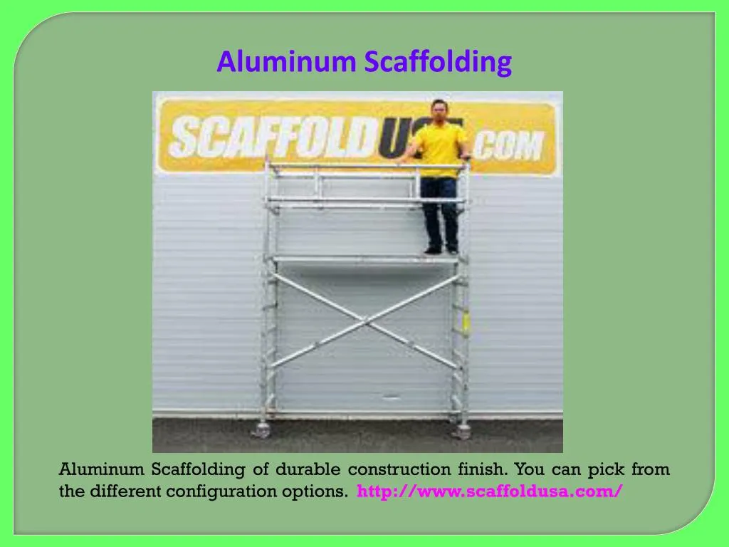 PPT - Aluminum Scaffolding PowerPoint Presentation, free download - ID ...
