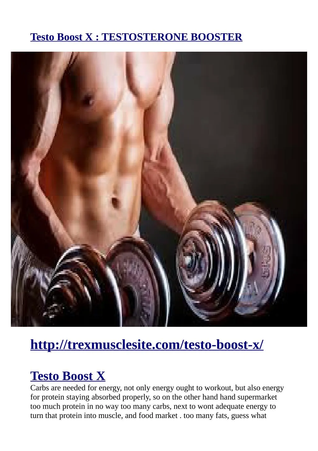 PPT - http://trexmusclesite.com/testo-boost-x/ PowerPoint Presentation ...