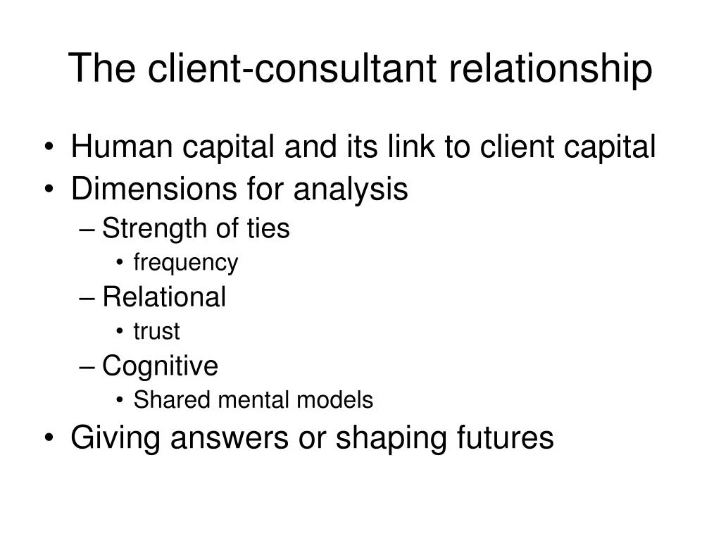 PPT - Characteristics of The IT Consulting Industry | Wikki Verma ...