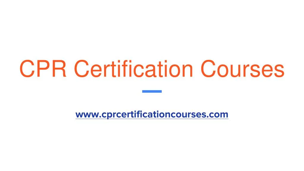 PPT - Online CPR Certification For Healthcare Providers PowerPoint ...