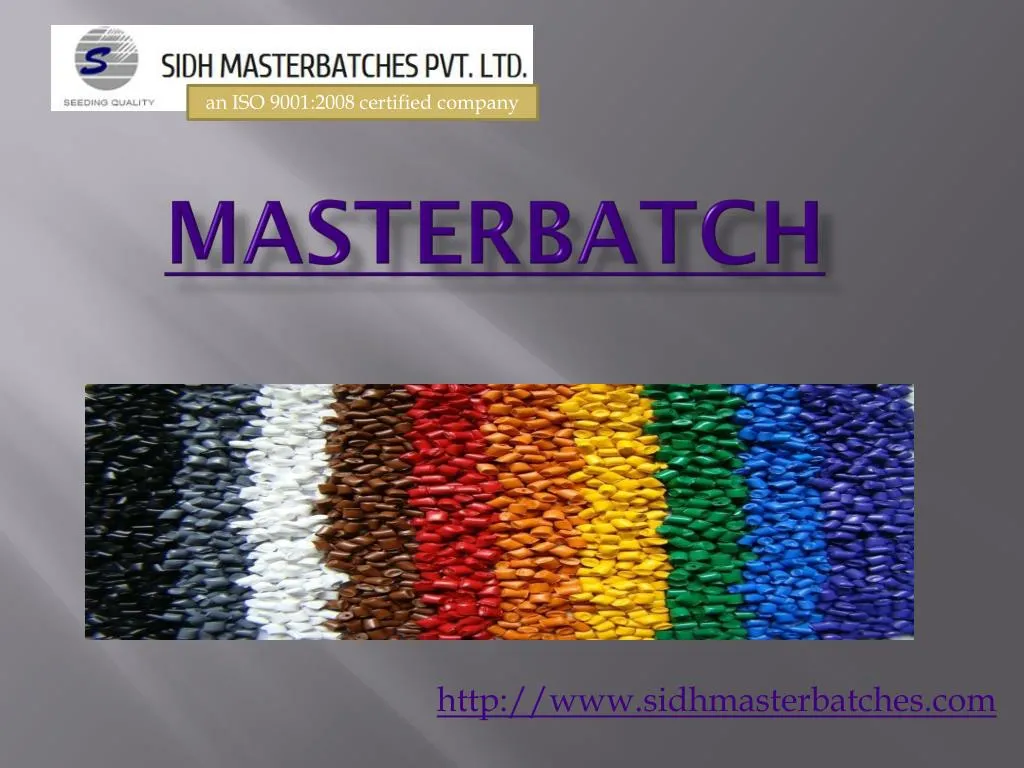 PPT - Master batch exporter from india | masterbatch exporter ...