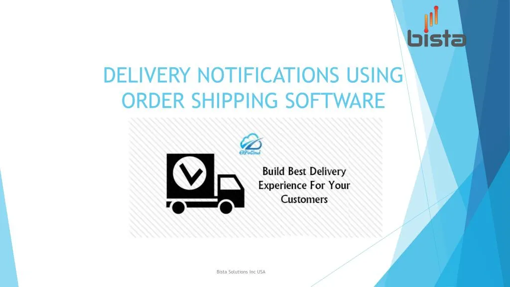 PPT - Delivery notifications using order shipping software in ODOO ...