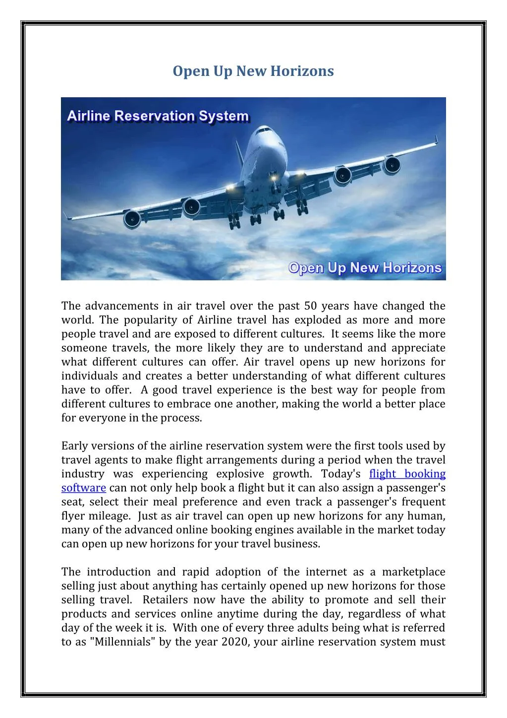 PPT - Open Up New Horizons PowerPoint Presentation, free download - ID ...