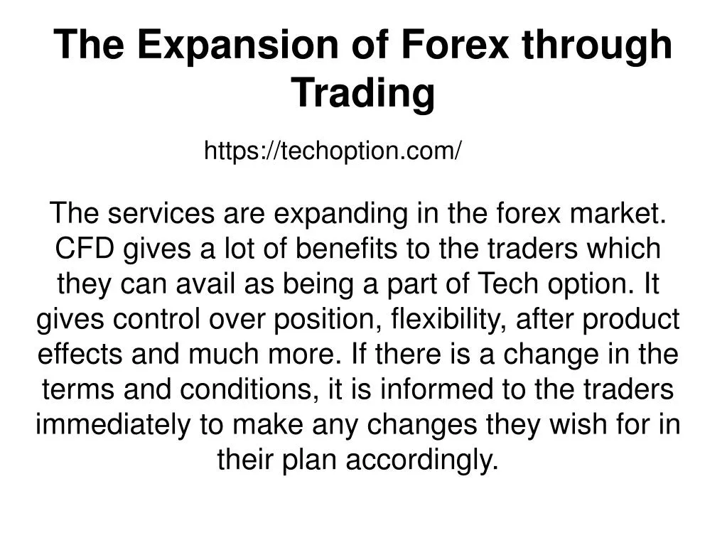 PPT - The Expansion of Forex through Trading PowerPoint Presentation ...