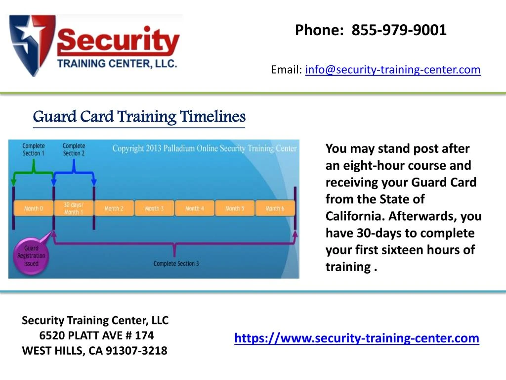 PPT - Security Guard Training PowerPoint Presentation - ID:7495472