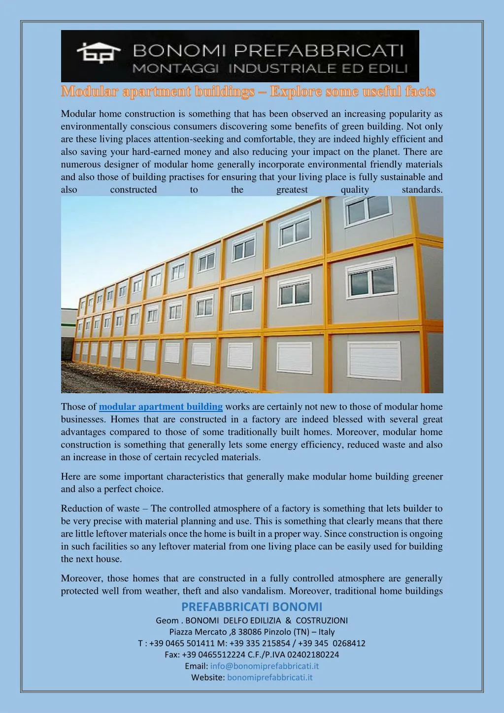 PPT - Modular apartment buildings – Explore some useful facts ...
