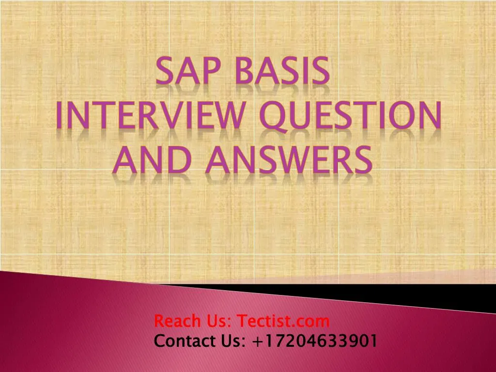 PPT SAP Basis Online Training PowerPoint Presentation Free Download ppt-sap-basis-online-training-powerpoint-presentation-free-download
