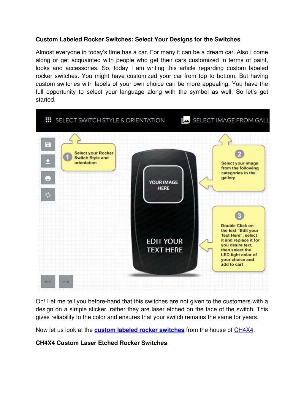 PPT - Custom Labeled Rocker Switches Select Your Designs for the ...