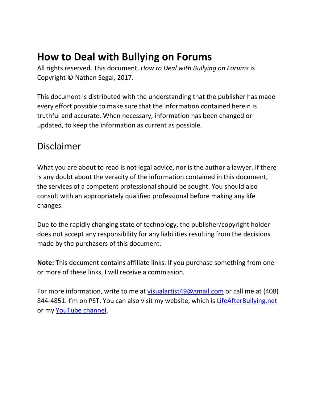 Ppt How To Deal With Bullying On Forums Powerpoint Presentation Free Download Id7500829