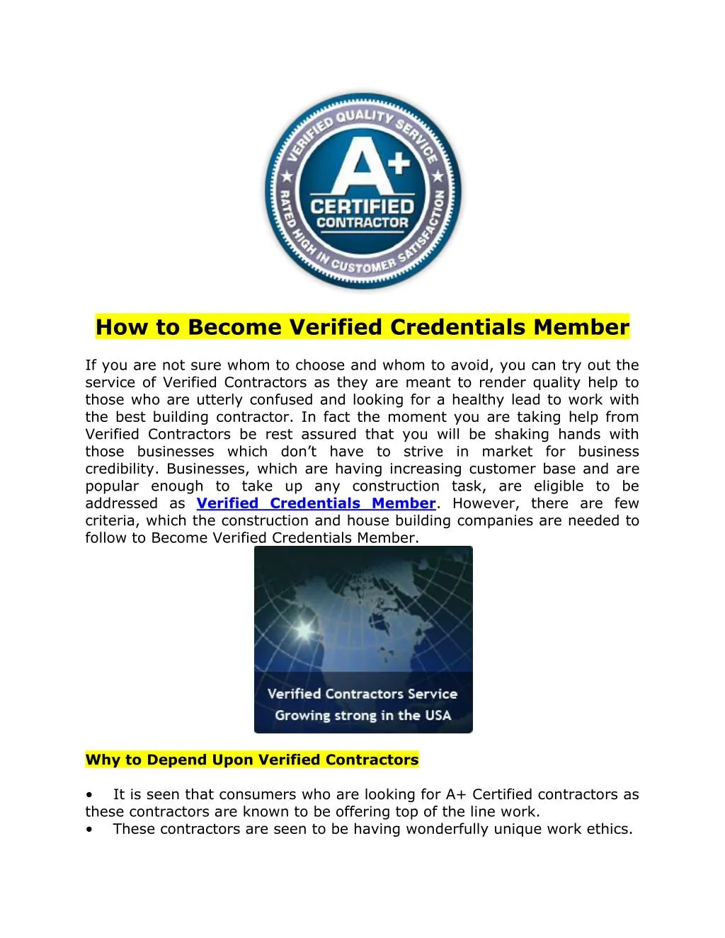 PPT - How to Become Verified Credentials Member PowerPoint Presentation ...