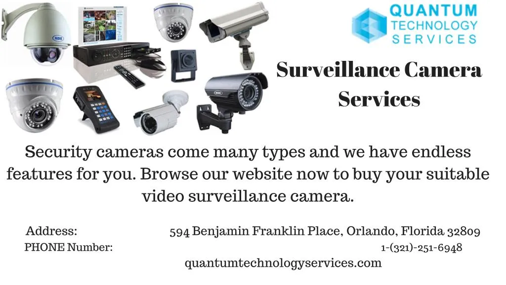 PPT - Surveillance Camera Services PowerPoint Presentation, free ...