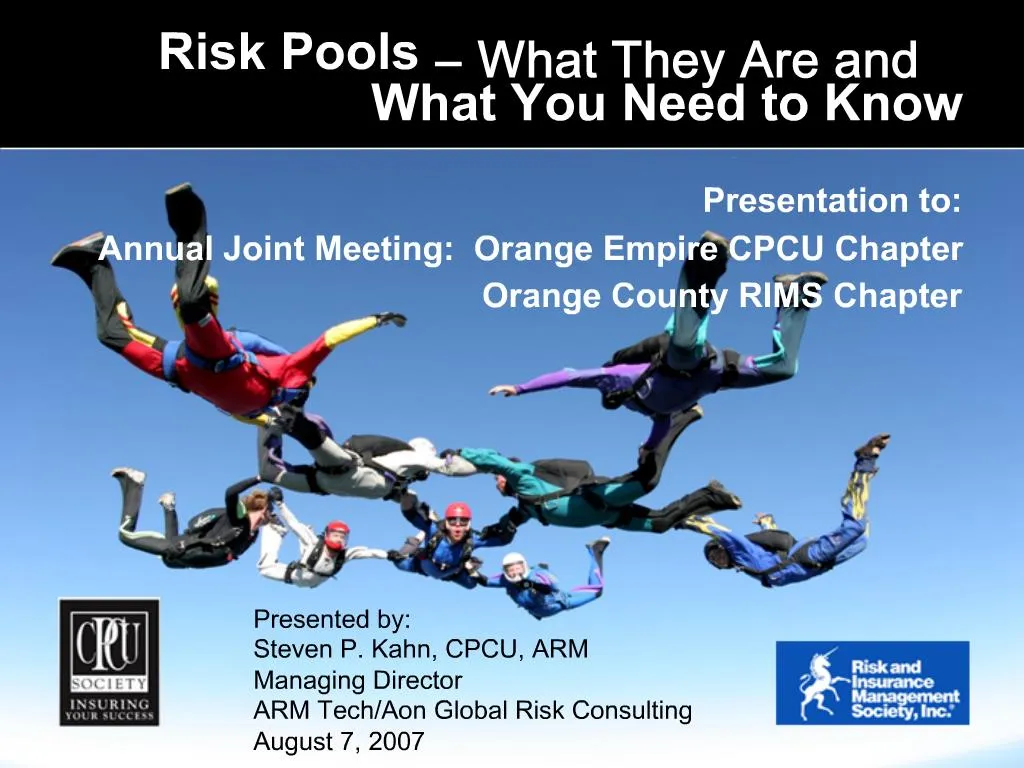 PPT - Risk Pools What They Are and What You Need to Know PowerPoint ...