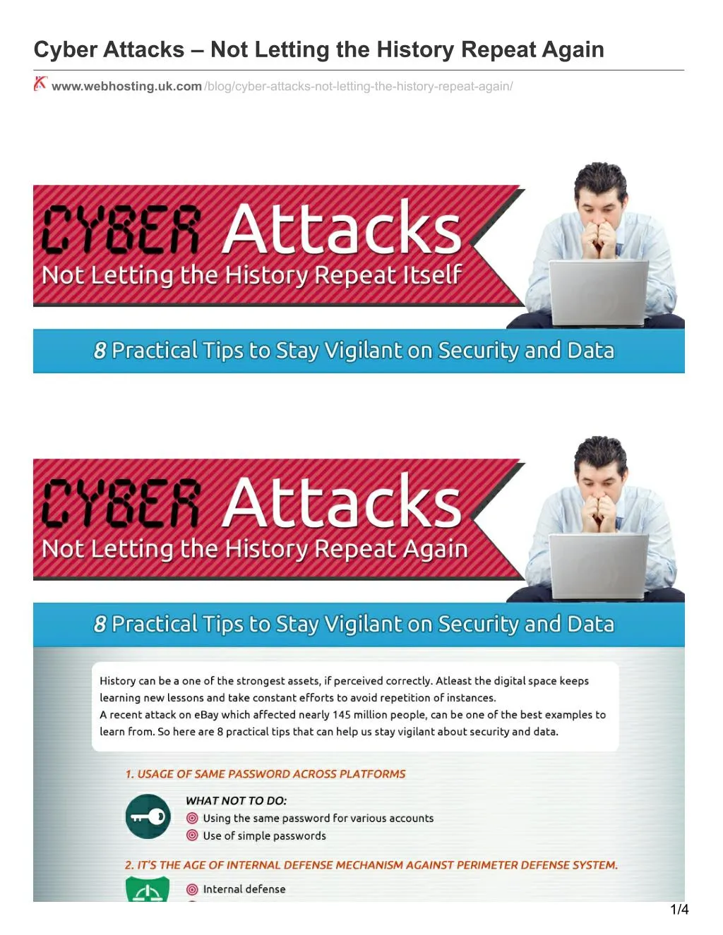 PPT - Cyber Attacks – Not Letting the History Repeat Again PowerPoint ...