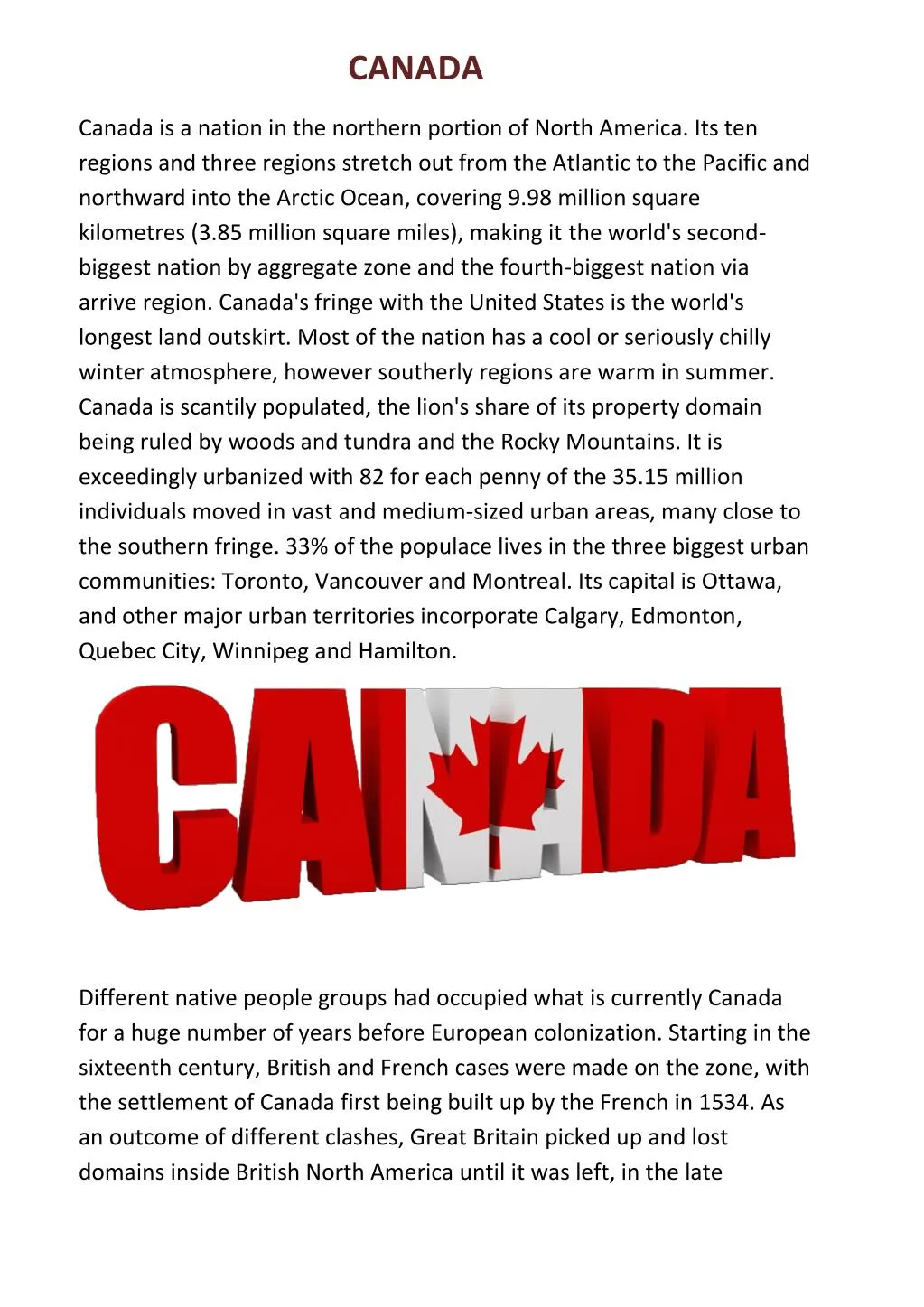 PPT - Canada's History, Economy,Culture, Religion and Politics ...