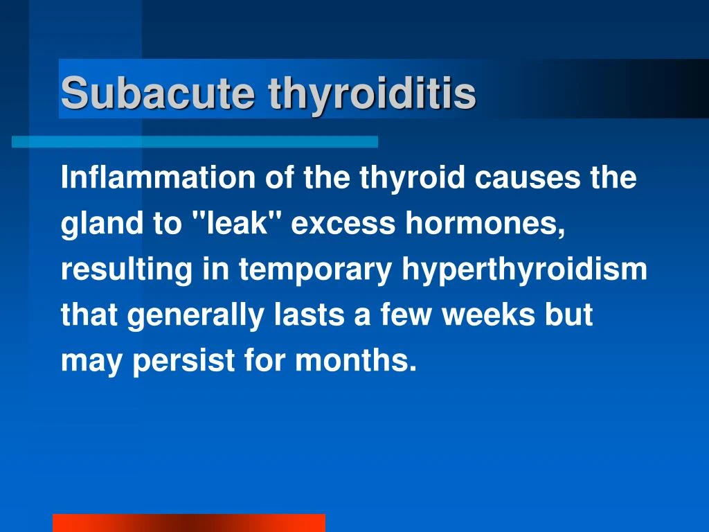 PPT - Thyroid Disease Symptoms PowerPoint Presentation - ID:7517519