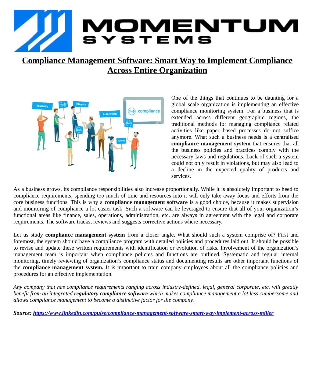 PPT - Compliance Management Software: Smart Way to Implement Compliance ...