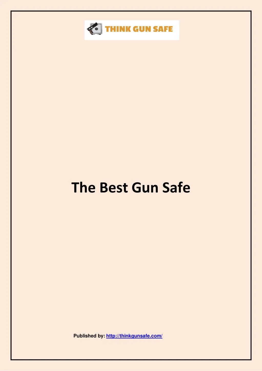 PPT - The Best Gun Safe PowerPoint Presentation, free download - ID:7519146