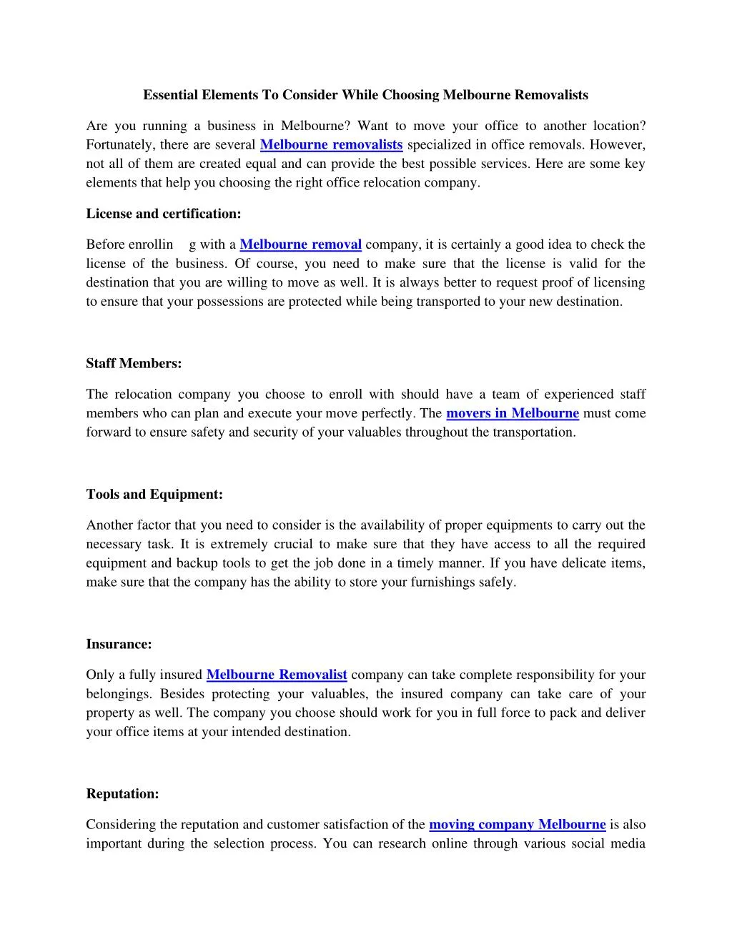 PPT - Essential Elements To Consider While Choosing Melbourne ... PPT - Essential Elements To Consider While Choosing Melbourne ...