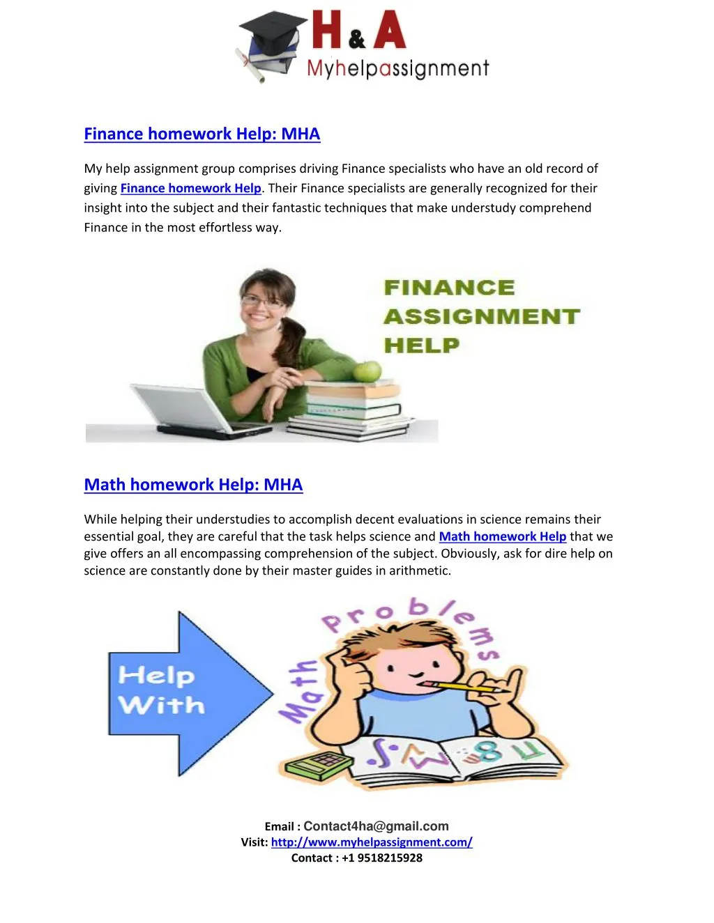 PPT - Finance & Maths Assignment : MHA PowerPoint Presentation, free ...