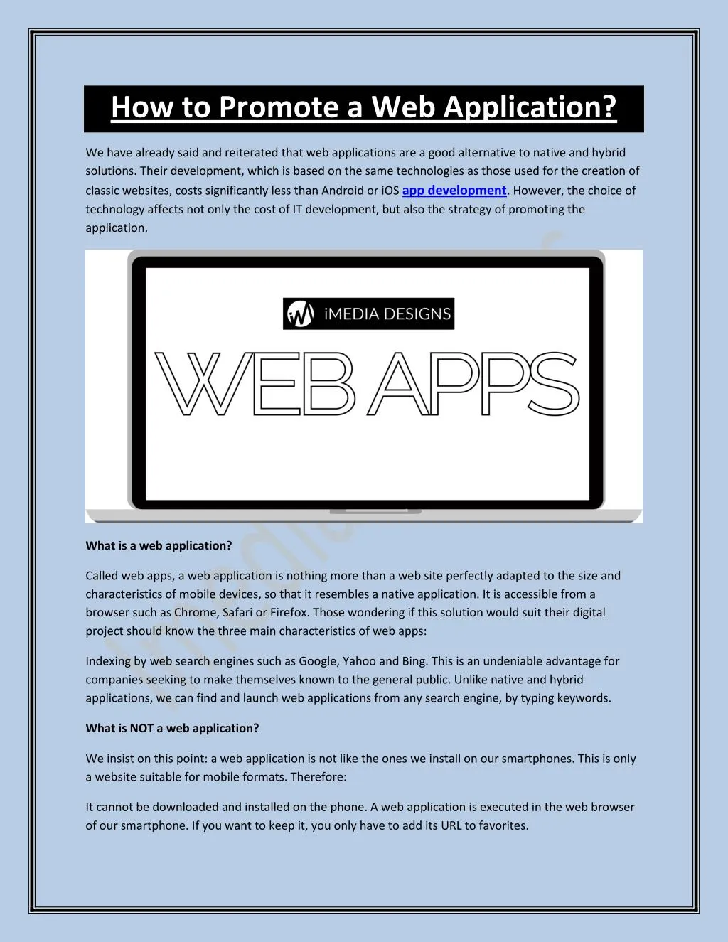 PPT - How to Promote a Web Application? PowerPoint Presentation, free ...