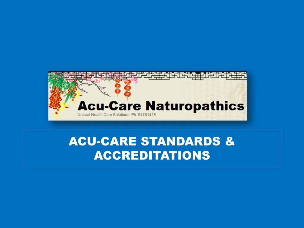 PPT - Importance of Acupuncture Clinics for Pain Management and Healing ...