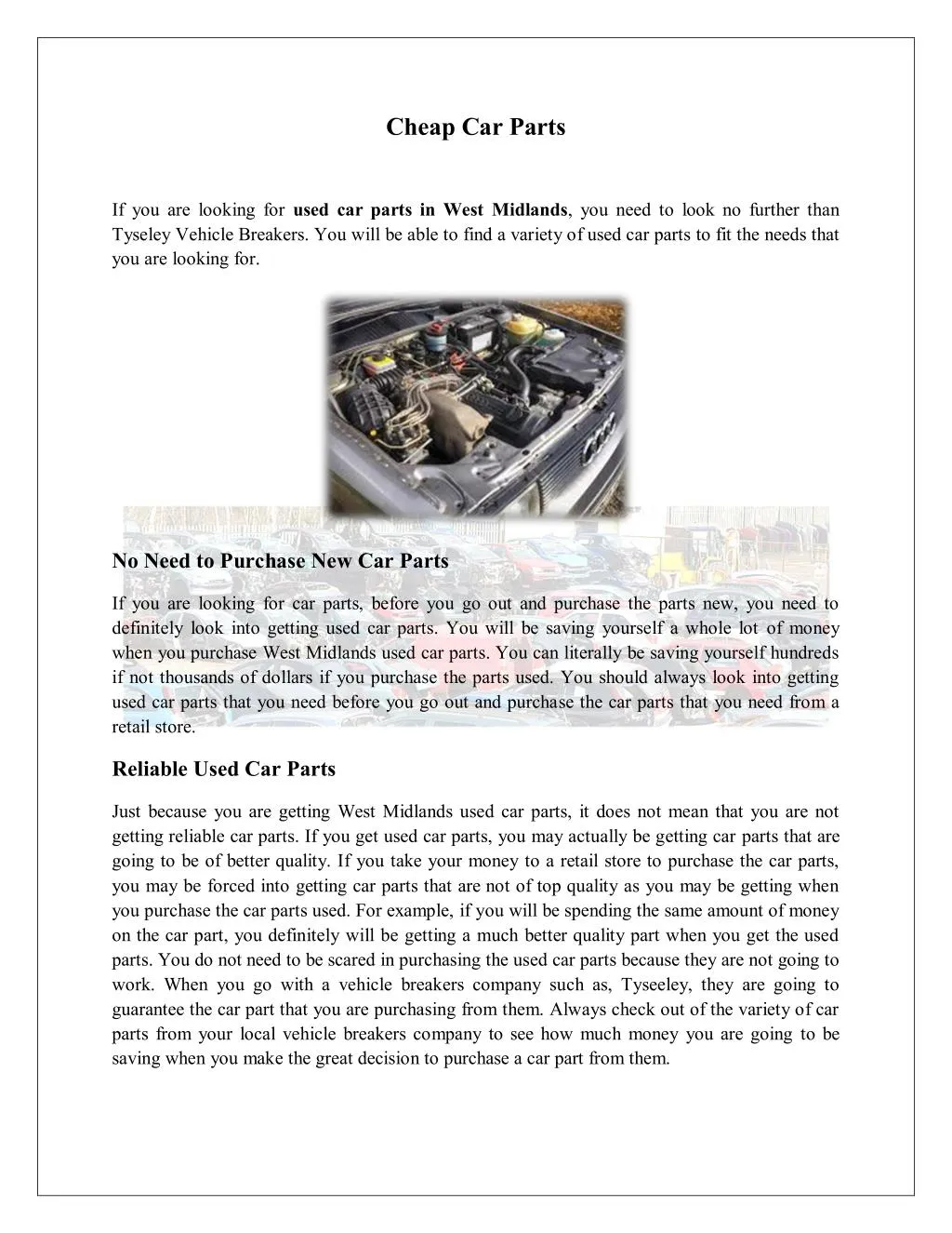 PPT - Cheap Car Parts PowerPoint Presentation, free download - ID:7531570