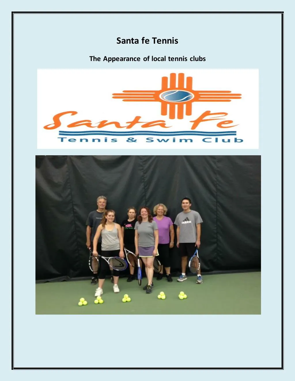 PPT - The Appearance of local tennis clubs PowerPoint Presentation ...