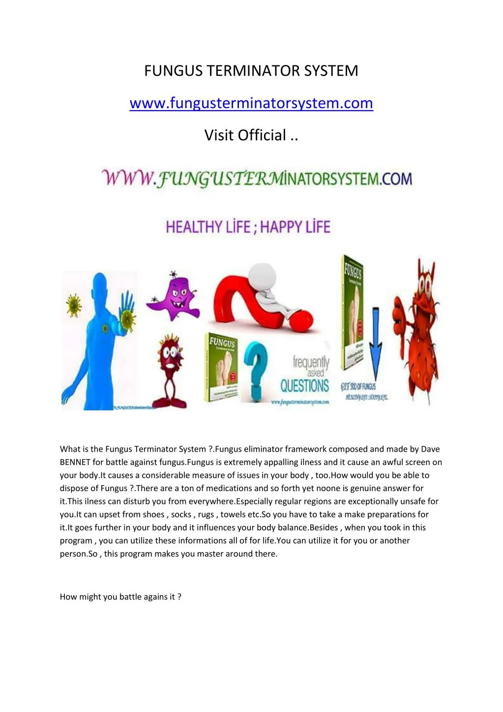 PPT - THE FUNGUS TERMINATOR SYSTEM PDF REVIEW PowerPoint Presentation ...