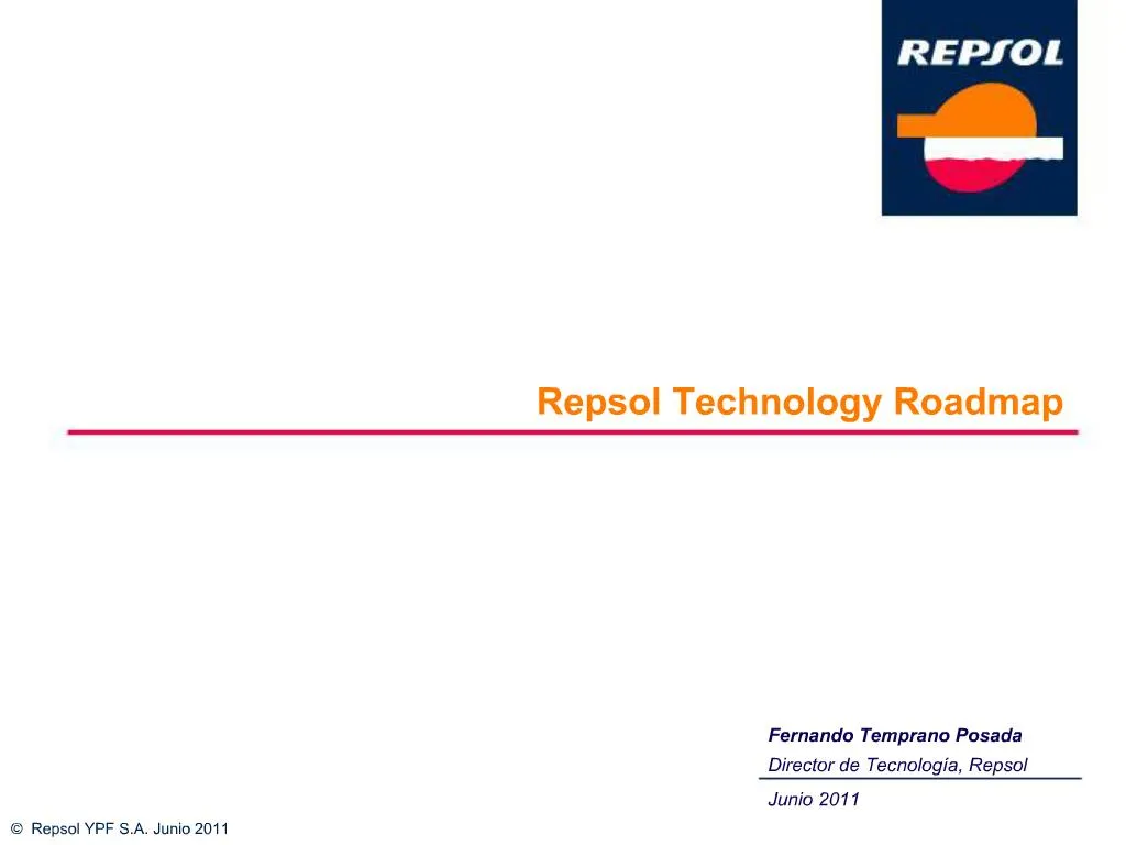 PPT - Repsol Technology Roadmap PowerPoint Presentation, free download ...