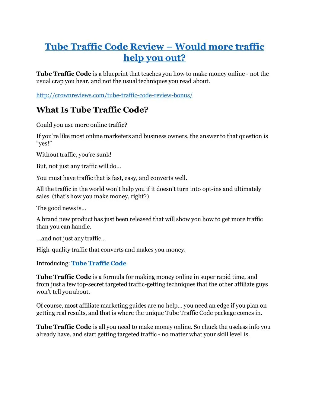 PPT - Tube Traffic Code review in detail – Tube Traffic Code Massive ...