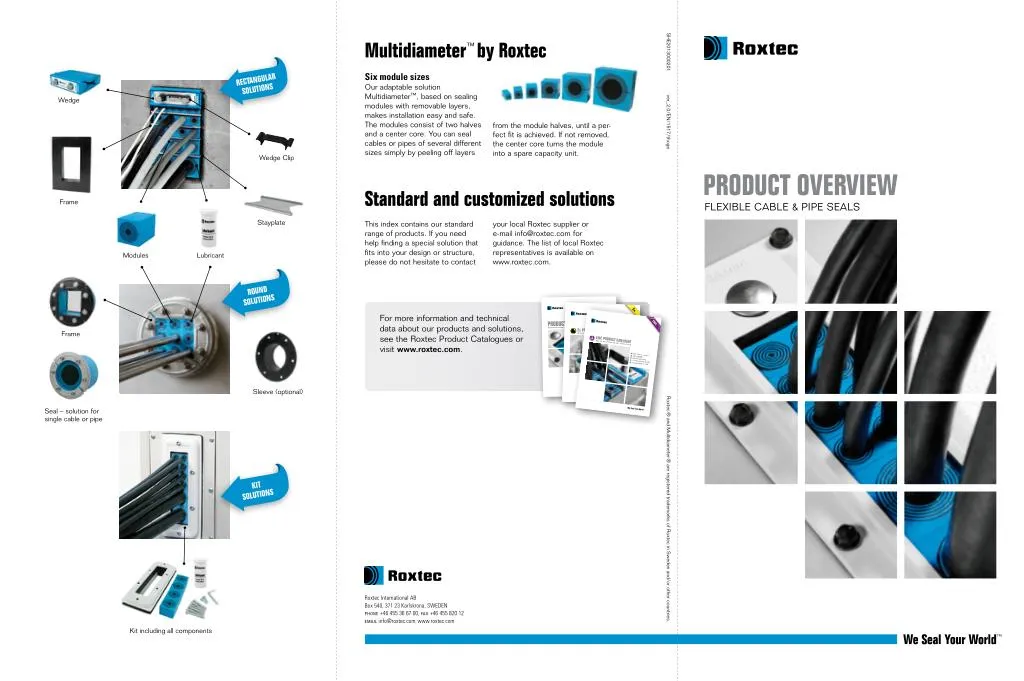 PPT - Roxtec_product_overview_EN PowerPoint Presentation, free download - ID:7538619