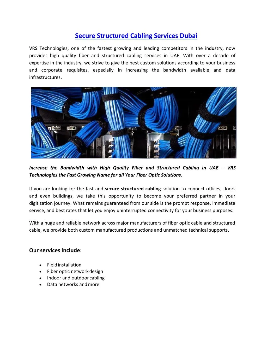 PPT - Secure Structured Cabling Services Dubai PowerPoint Presentation ... PPT - Secure Structured Cabling Services Dubai PowerPoint Presentation ...