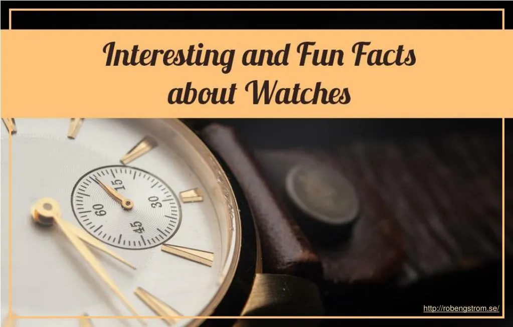 PPT - Why Are Hands Of Watches, Displayed In Shops, Set In A ‘Tick Mark ...
