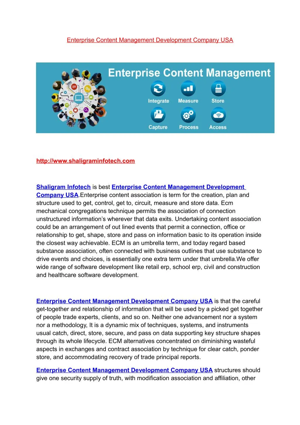 PPT - Enterprise Content Management Development Company | Enterprise ...