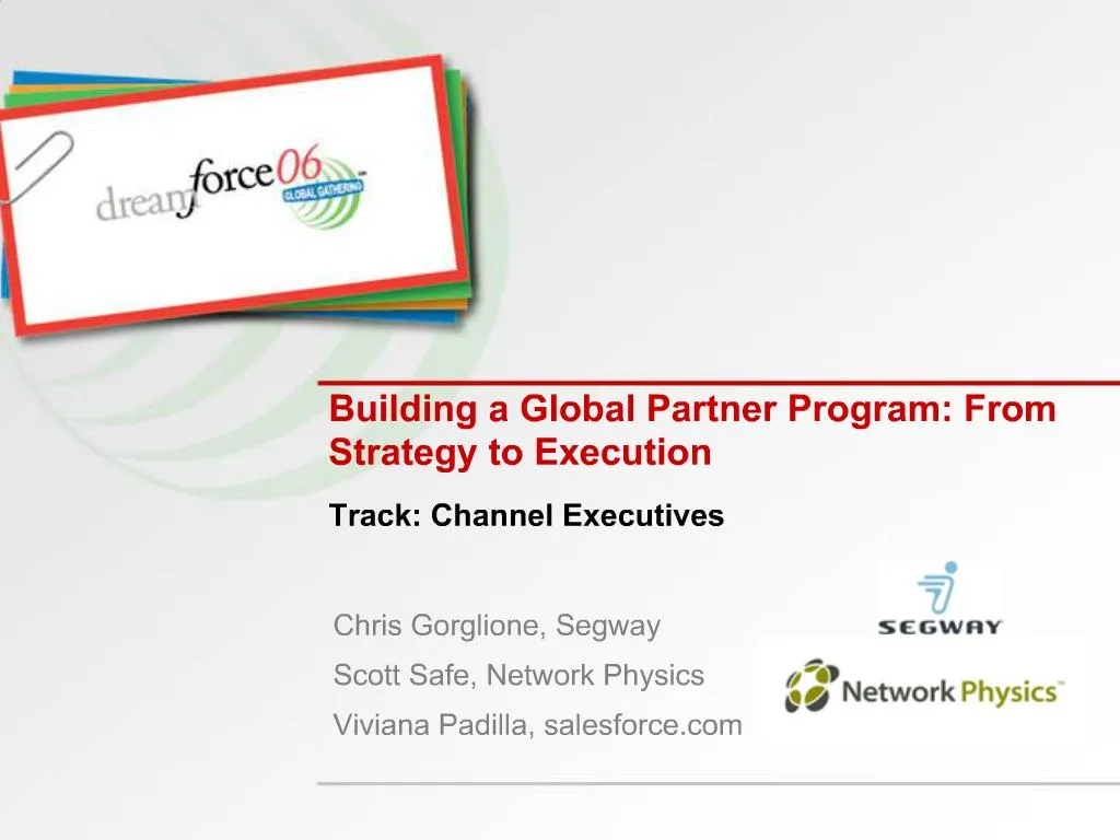 PPT - Building a Global Partner Program: From Strategy to Execution ...