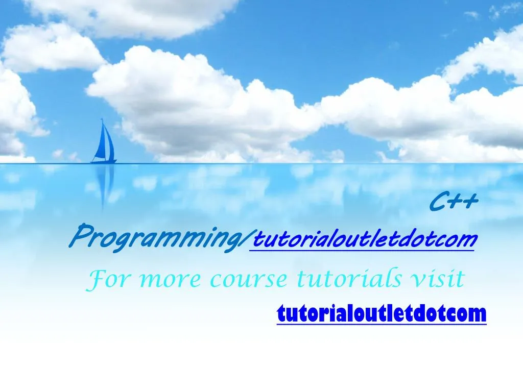 PPT - C Programming/tutorialoutletdotcom PowerPoint Presentation, free download - ID:7542622