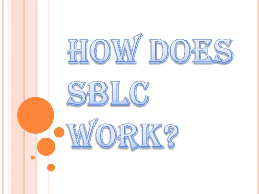 PPT - Meaning of SBLC and its Various Types PowerPoint Presentation ...