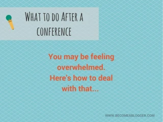 PPT - Attending Conferences: How to Maximize Your Experience PowerPoint ...