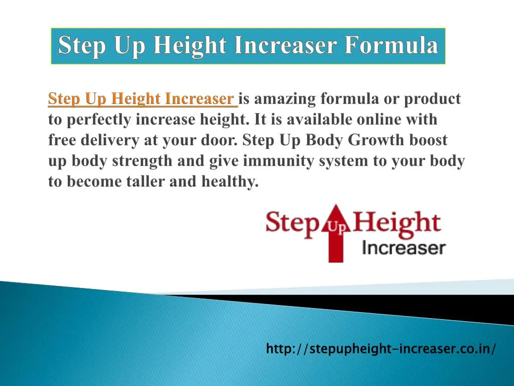 PPT - Step up Height Increaser PowerPoint Presentation, free download ...
