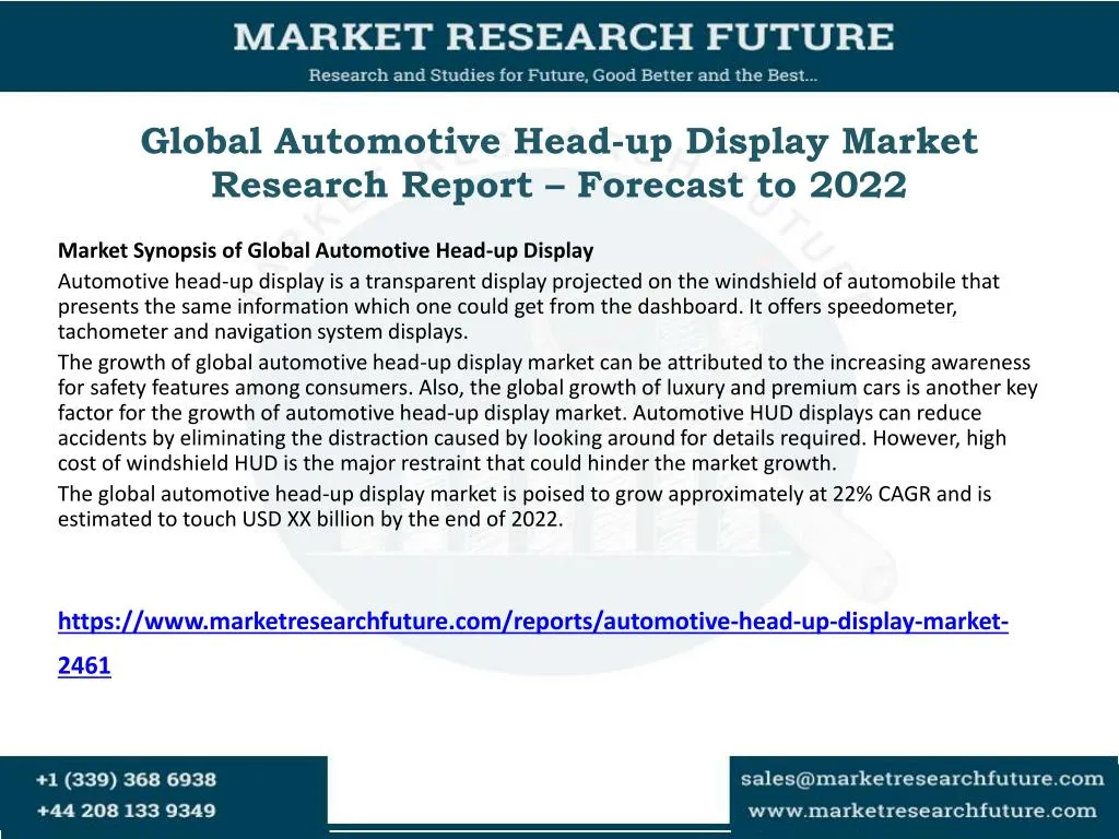 PPT - Global Automotive Head-up Display Market Research Report ... PPT - Global Automotive Head-up Display Market Research Report ...