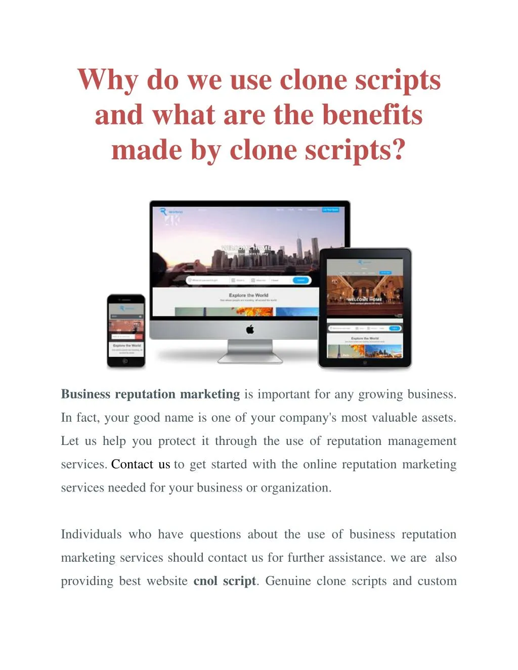 PPT - Best Website Clone Script PowerPoint Presentation, free download ...