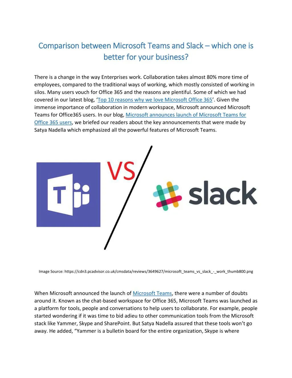 PPT - Comparison between Microsoft Teams and Slack – which one is ...