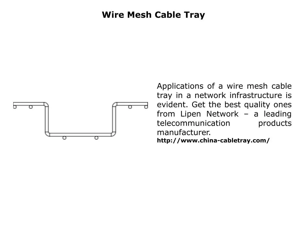 PPT - Wire Mesh Cable Tray PowerPoint Presentation, free download - ID ...