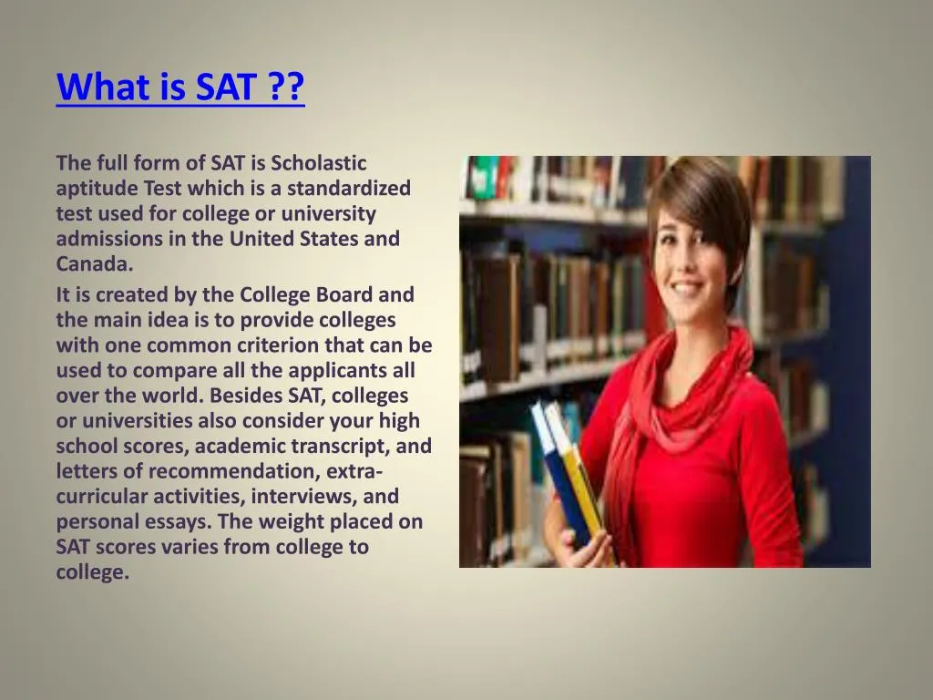 PPT - SAT Test Preparation PowerPoint Presentation, free download - ID ...