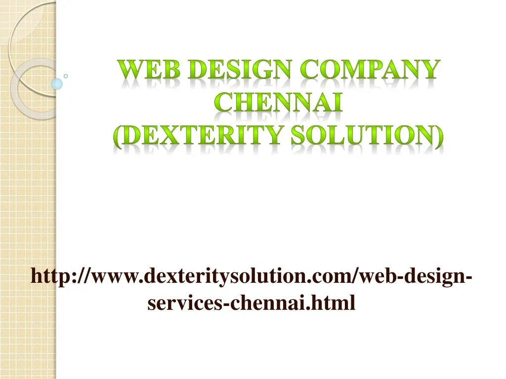PPT - Web Design Company Chennai (Dexterity solution) PowerPoint ... PPT - Web Design Company Chennai (Dexterity solution) PowerPoint ...