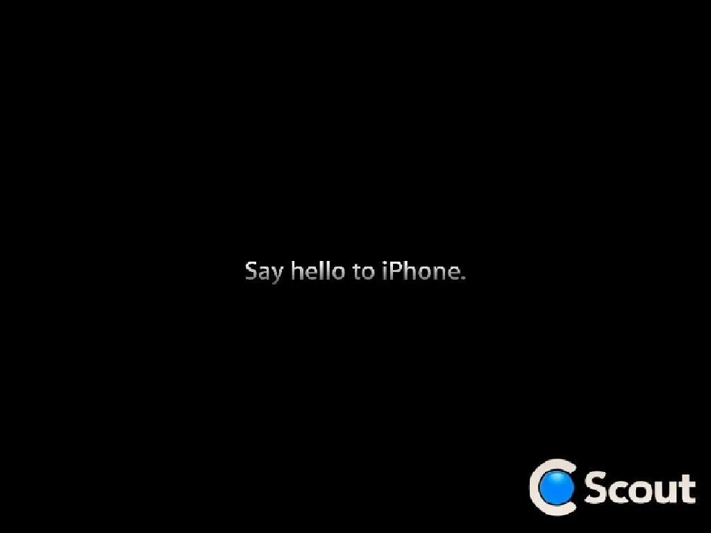 PPT - Say hello to iPhone PowerPoint Presentation, free download - ID ...
